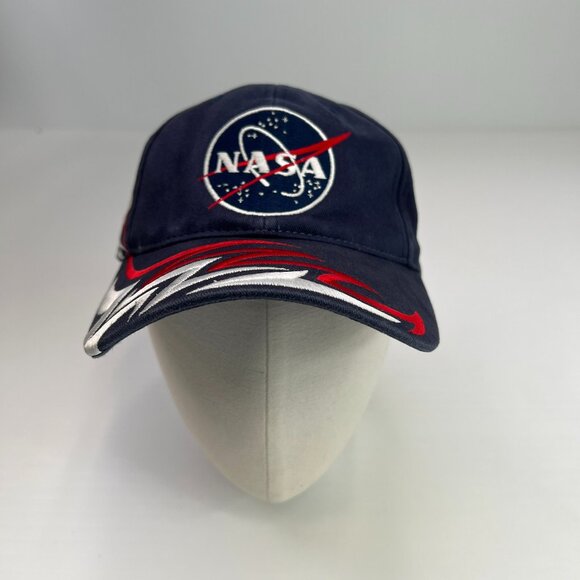 American Needle | Accessories | Vintage Nasa Hat Men Strap Flame Spell ...